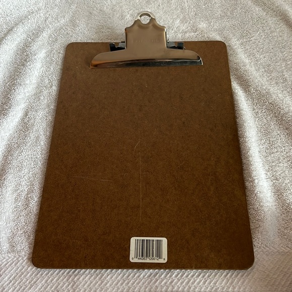Office | 1 Clipboard Letter Size Clipboards 9 X 125 Standard Clip ...